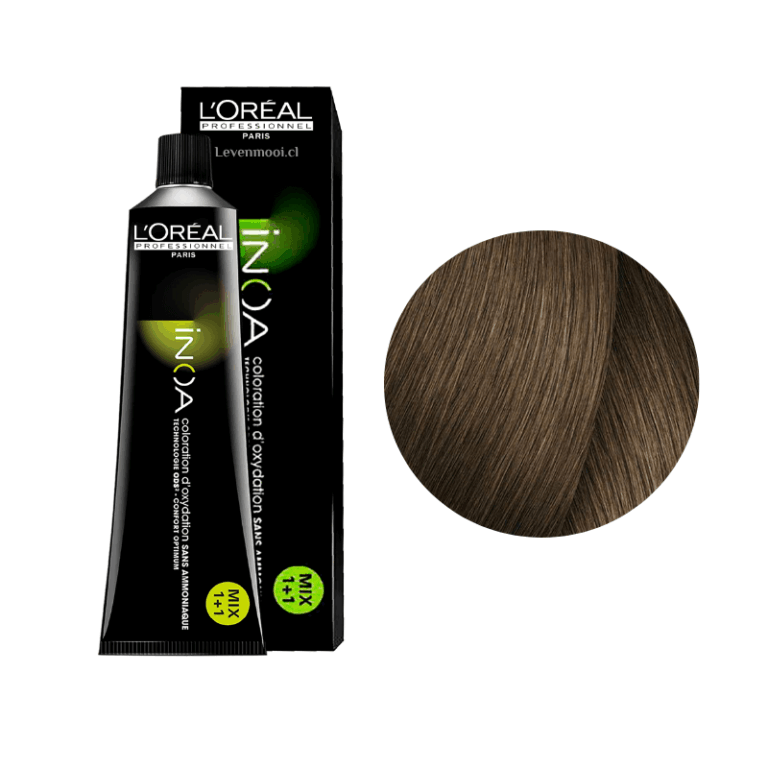 iNOA 7.8 Rubio Medio Marrón Frío - L’oréal professionnel - Leven Mooi